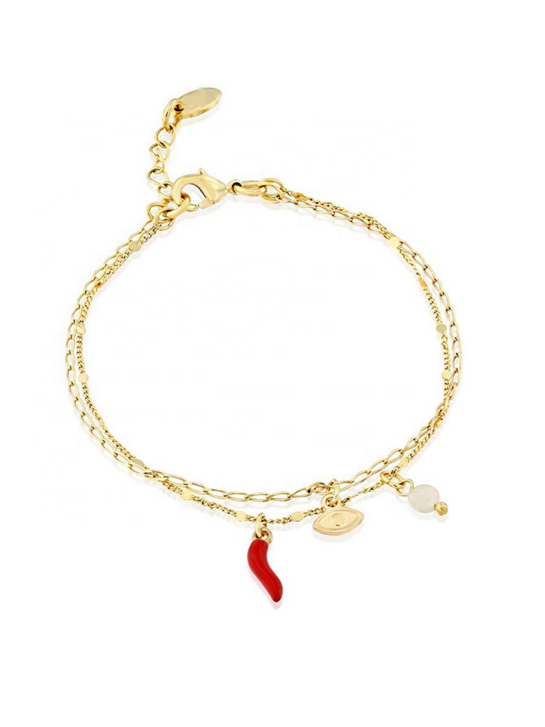 Perla Evil Eye Bracelet | Bella Luck Charms | Bella Luck Charms